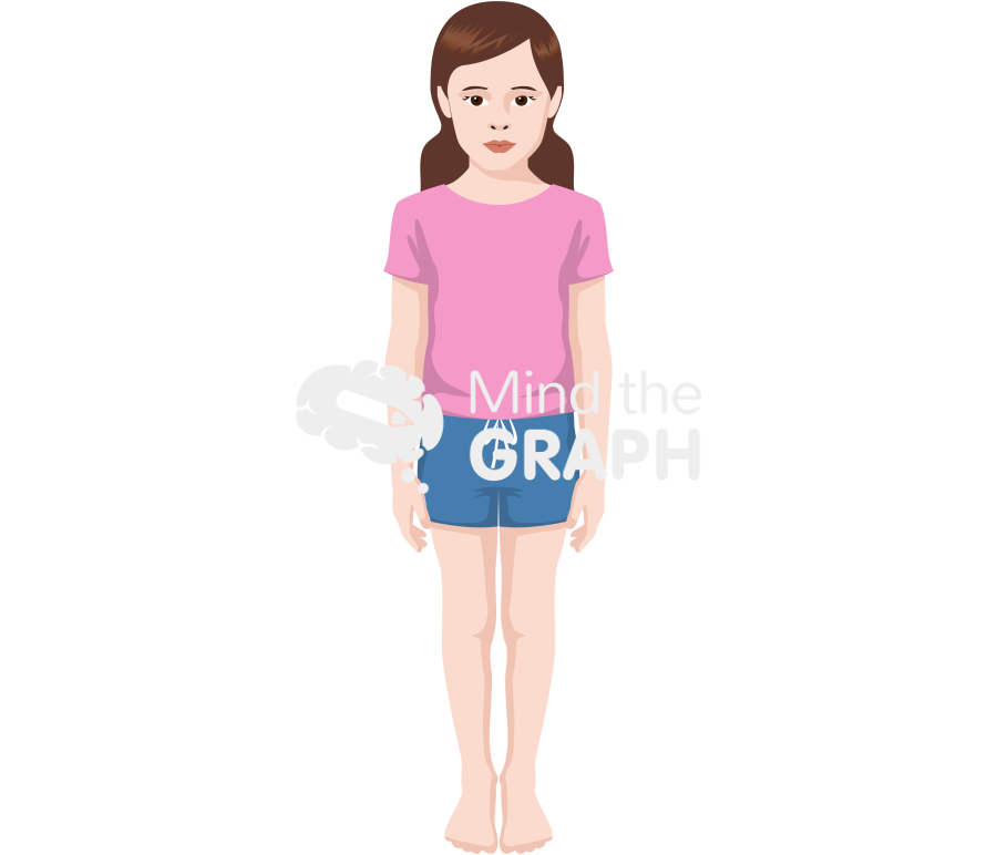 Free Caucasian Girl Child Front Icons, Symbols, Pictures, and Images ...