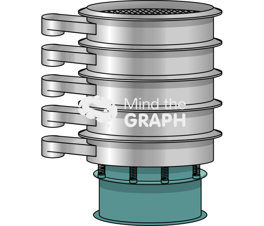 Stainless steel sediment sifter equipment front
